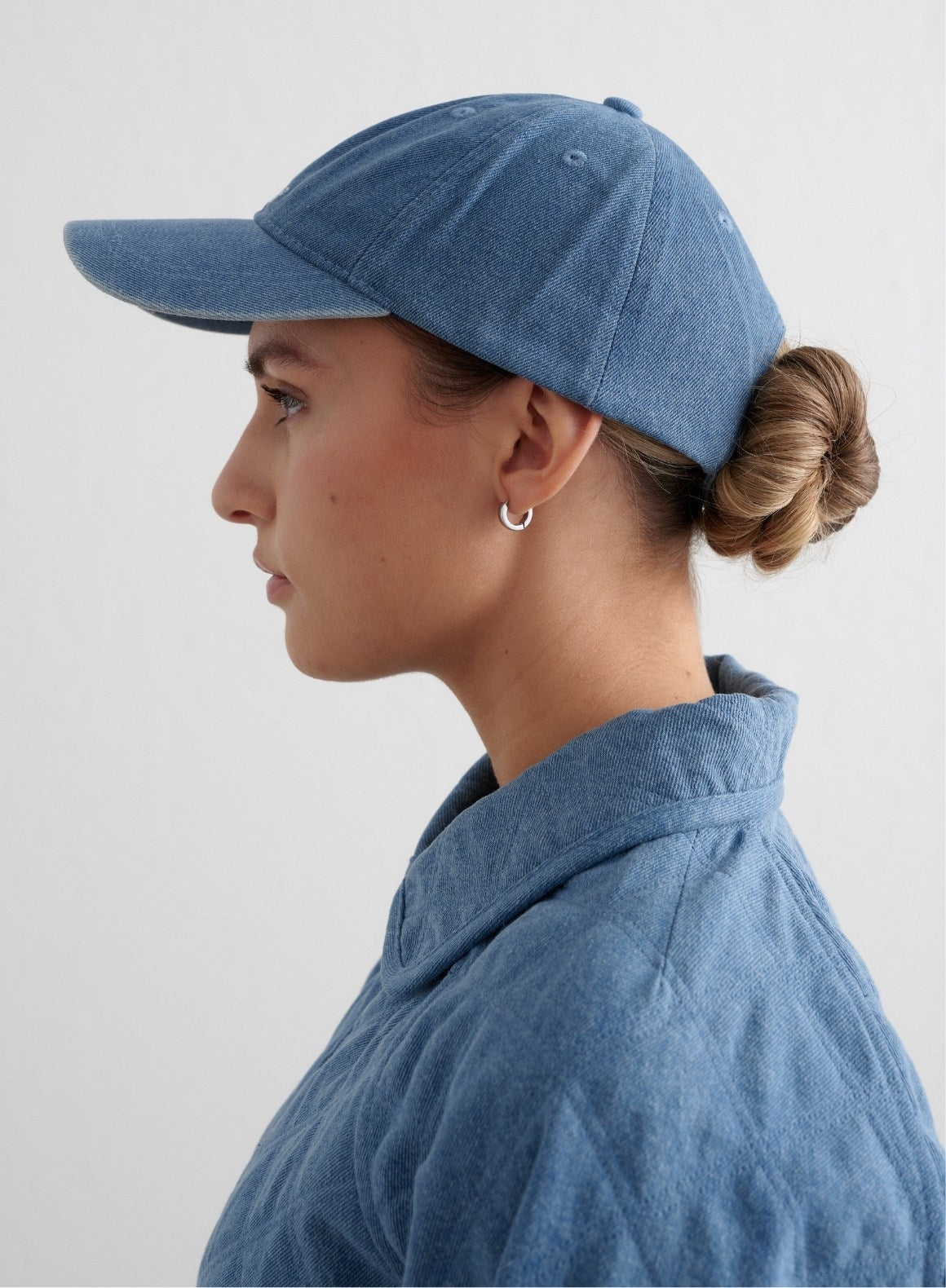 Denim Small Logo Cap – AIM'N AU