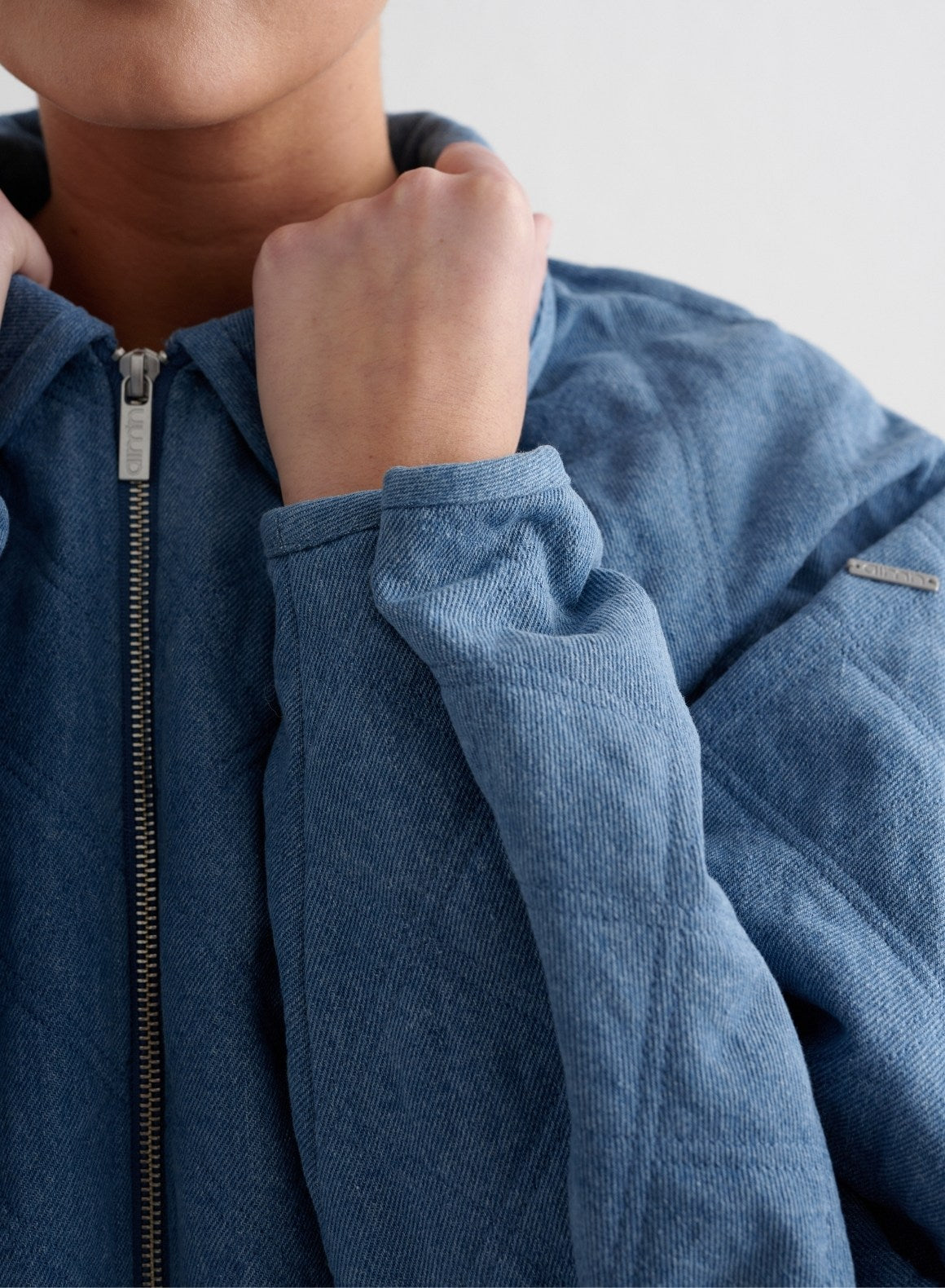 Denim Quilted Jacket – AIM'N AU