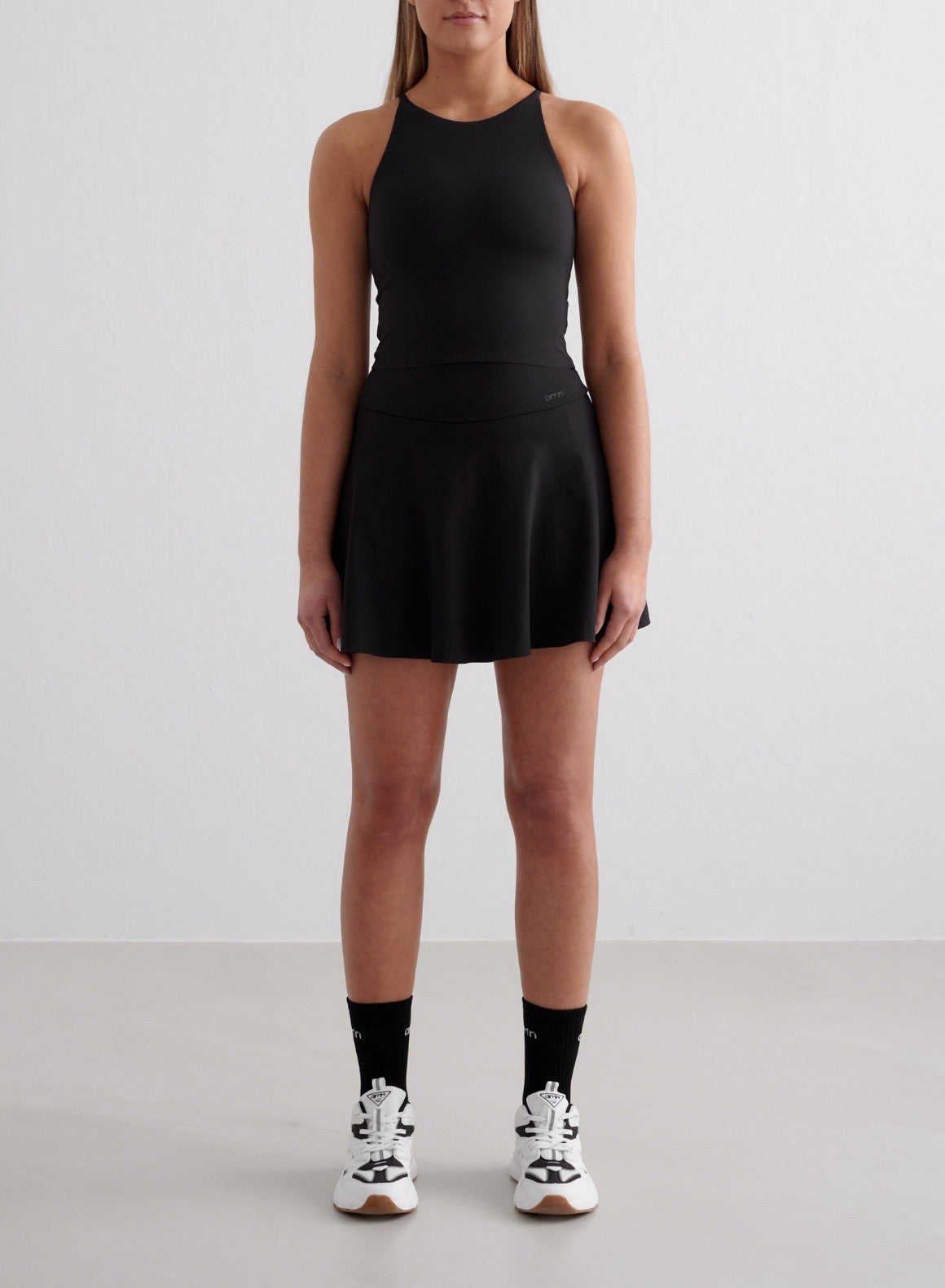 Black Sense Skort & Halter Bralette Set – AIM'N AU