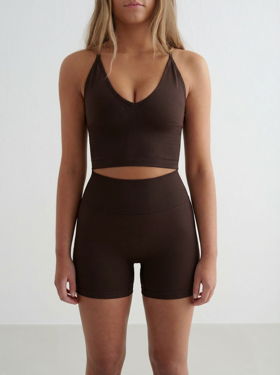 Chocolate Shape Seamless Hotpants – AIM'N AU