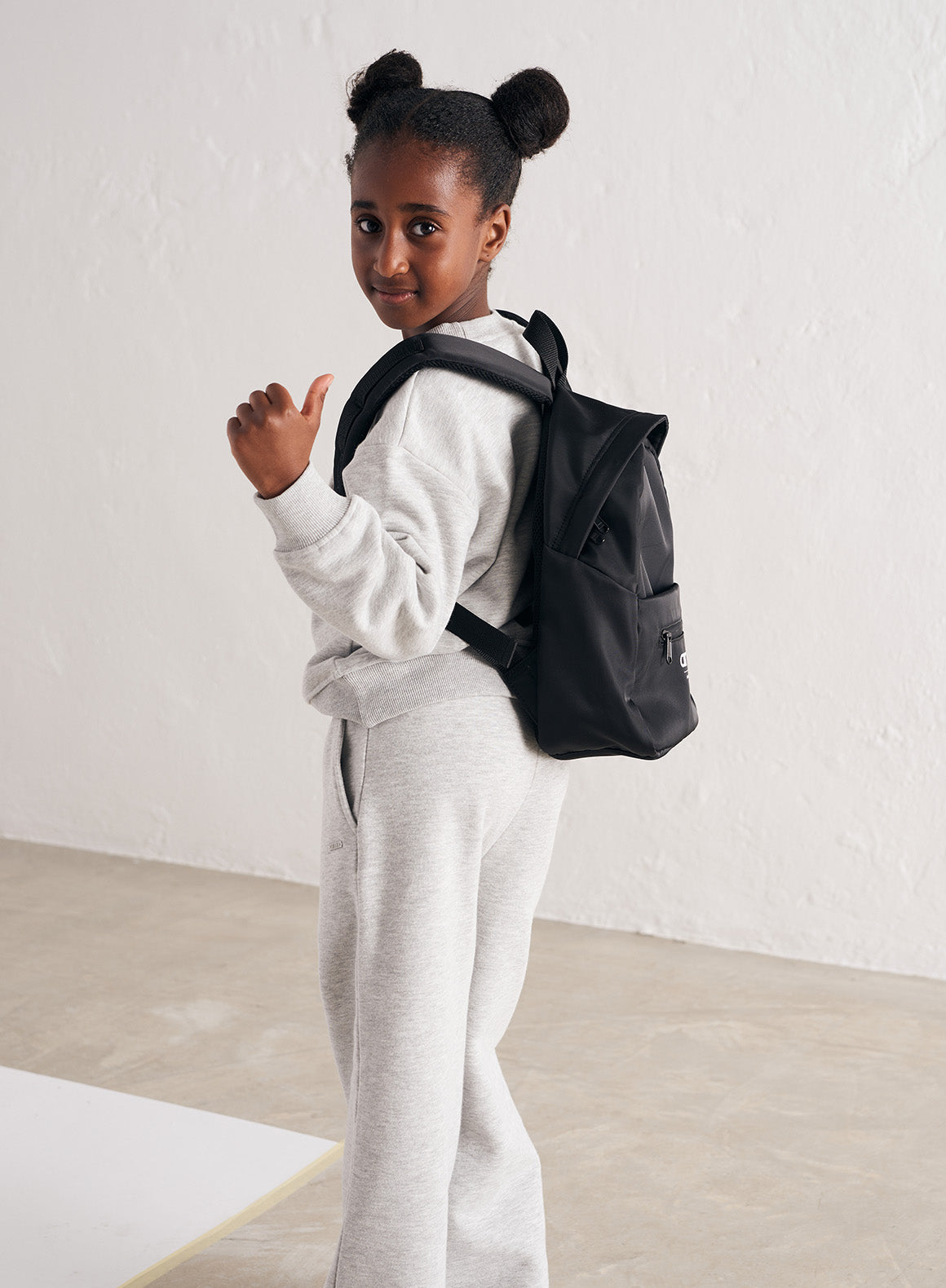 Black Mini Nylon Backpack – AIM'N AU